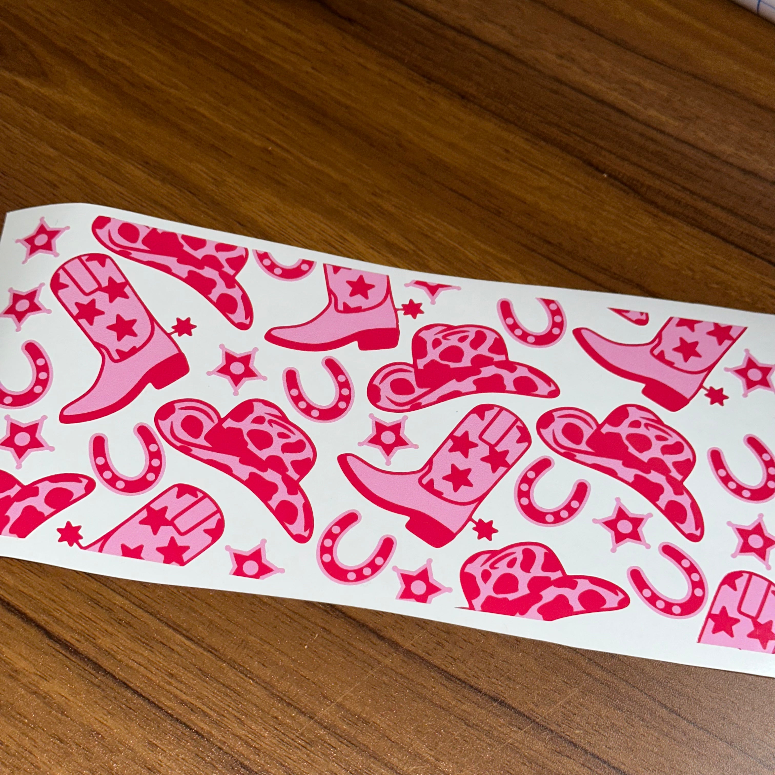 Western Cowgirl - 16oz Glass Beer Can Wrap - Printable Vinyl – SHOP BY ...